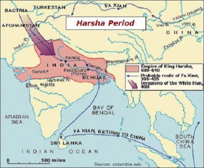 NCERT Notes Harshavardhana Ancient Indian History Notes For UPSC